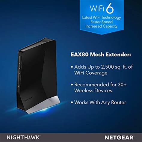 NETGEAR Nighthawk WiFi Mesh Range Extender EAX