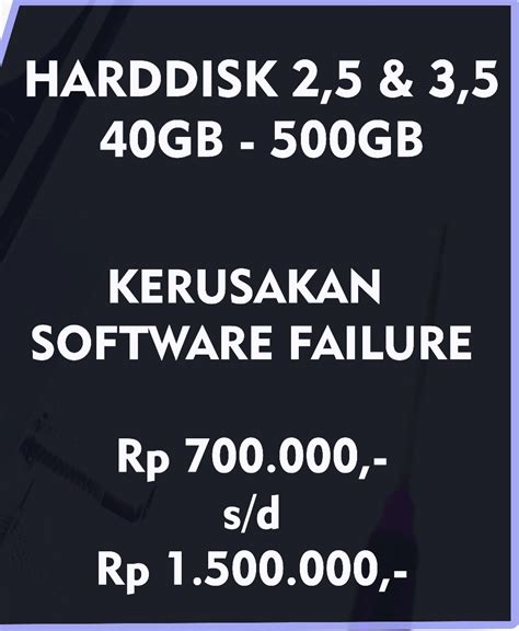Harga Recovery Data Restu Comp Jasa Recover Data Profesional