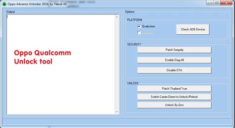 Oppo Qualcomm Unlock Tool