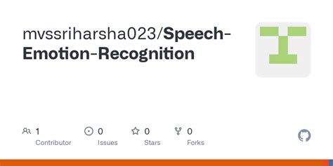 Github Mvssriharsha023speech Emotion Recognition