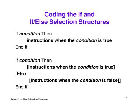 PPT Tutorial 4 The Selection Structure PowerPoint Presentation Free Download ID 737160