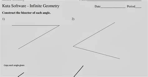 mr matt s math classes assignment angle bisectors