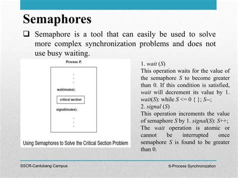 Unit 2 Understanding The Synchronization Processpptx Operating