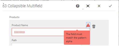 Aem 62 Touch Ui Validation On Text Field Stack Overflow