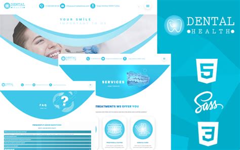 Dental Health Creative Responsive Html5 And Css3 Theme Website Template