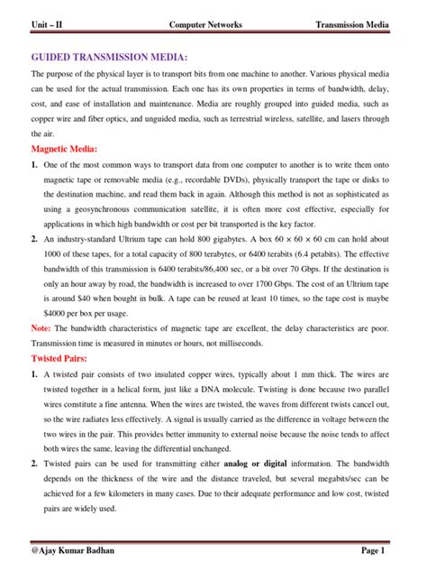 Unit 2 Pdf Modulation Optical Fiber