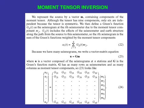 ppt lecture 6 seismic moment tensors powerpoint presentation free