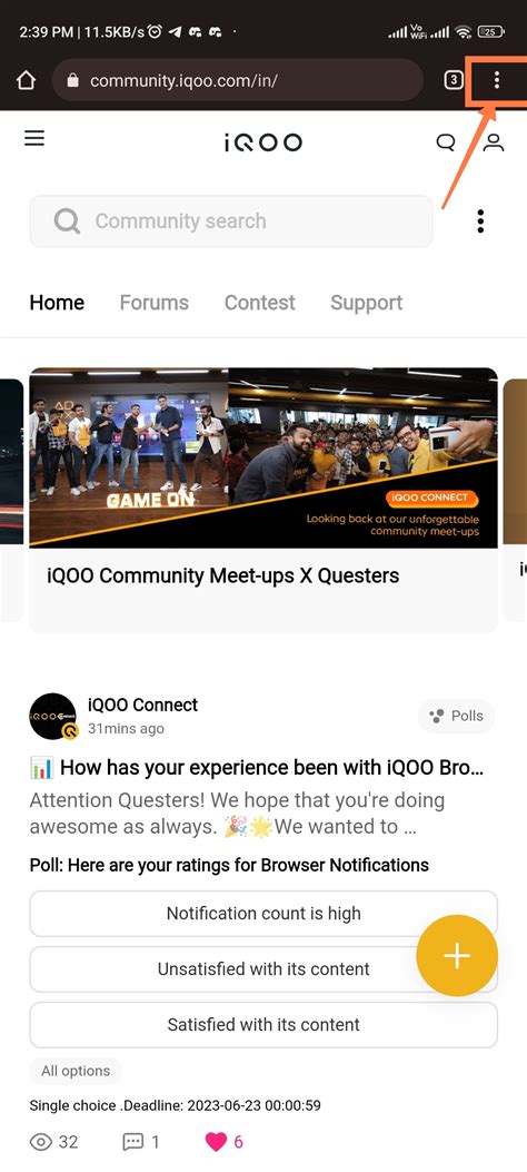 Turn IQOO Community Into An App Easy Access For Non IQOO Users