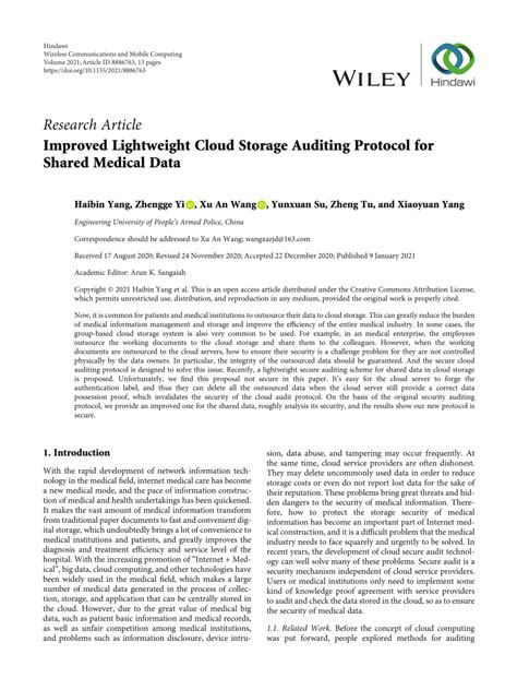 Pdf Improved Lightweight Cloud Storage Auditing Protocol For Shared