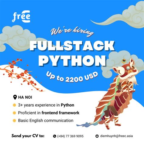 Diem Huynh On Linkedin Python Pythonjobs Pythonfullstack Hanoi Itjobs Pythondeveloper