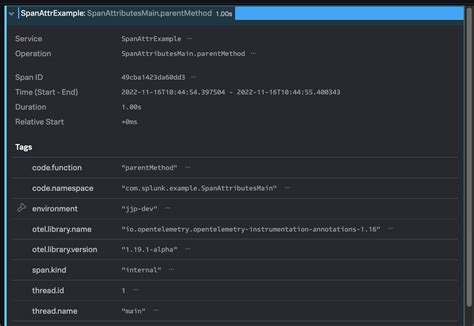 Github Breedx Splkjava Span Attribute Examples Example Code Showing How To Add Attributes To