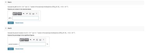 Solved Calculate The PH Of A MolL Solution Of Chegg Com