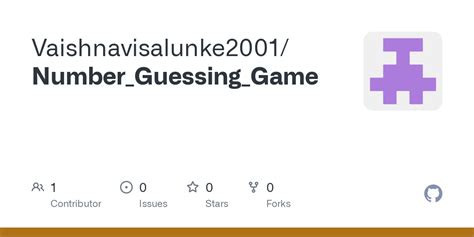 Github Vaishnavisalunke2001numberguessinggame