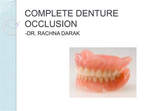 5th L Mutually Protected Occlusion Pptx Dental Health Diseases And Conditions