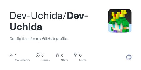 GitHub Dev Uchida Dev Uchida Config Files For My GitHub Profile
