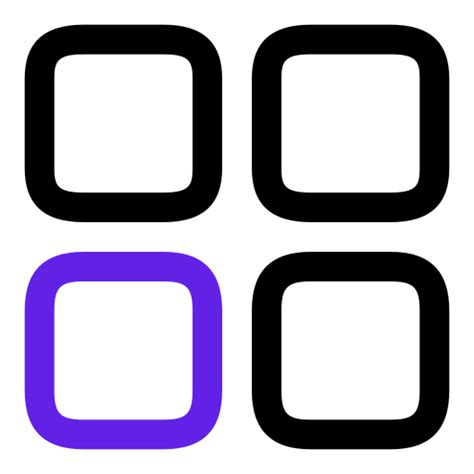 Elements Generic Outline Color Icon