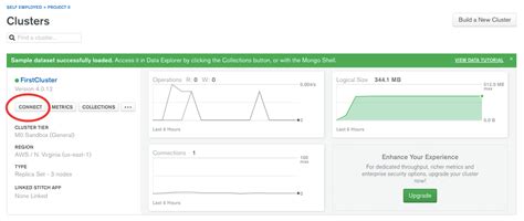 Creating A Mongodb Cluster And Inserting A Document With Python By