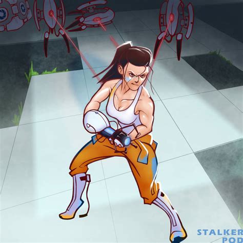 Chell By Stalkerpod On Deviantart