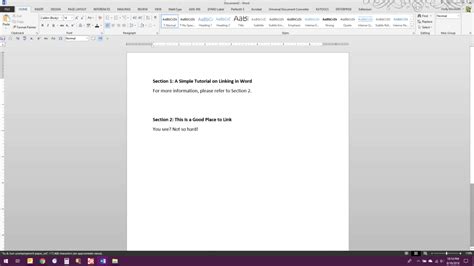How To Hyperlink Your Table Of Contents In Microsoft Word Book