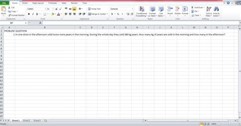 Cell Formatting Problem Using Ms Excel