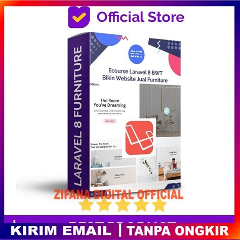 jual ecourse laravel 8 bwt bikin website jual furniture shopee