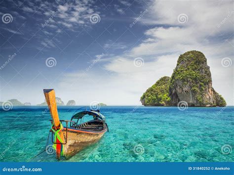 Railay Beach Stock Photo Image Of Krabi Lagoon Ocean