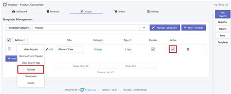 Predefined Design Templates Product Customization Software For Print