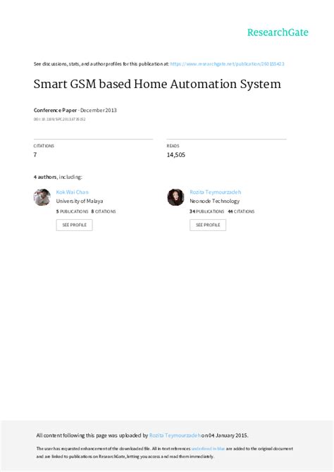 Pdf Smart Gsm Based Home Automation System Smart Gsm Based Home