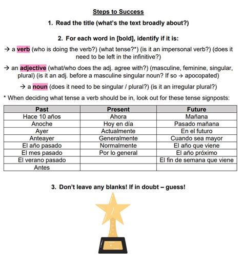 Igcse Grammar Gap Fill Booklet Teaching Resources