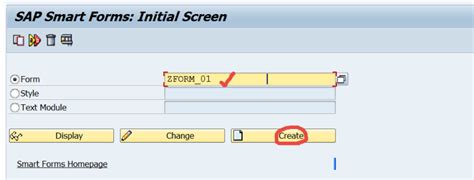 Creating Smartstyle And Using In Smartform Sapcodes
