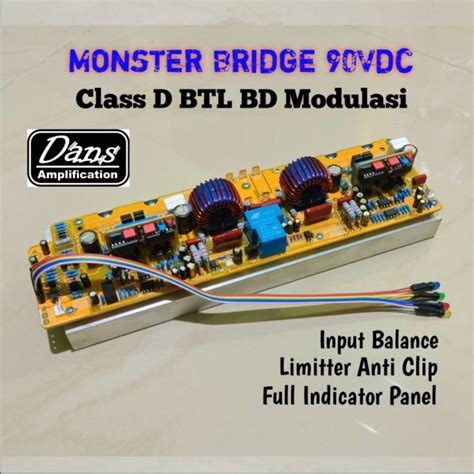 Jual Power Class D Btl Bd Modulation D2k5 Dual Feedback With Limitter Shopee Indonesia