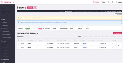 Create A Server Taikuncloud