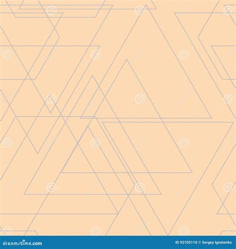 Vector Seamless Pattern Irregular Abstract Grid Graphical Background Stock Vector