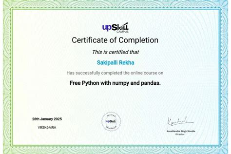 Python Numpy Pandas Dataanalysis Upskill Rekha Sakipalli