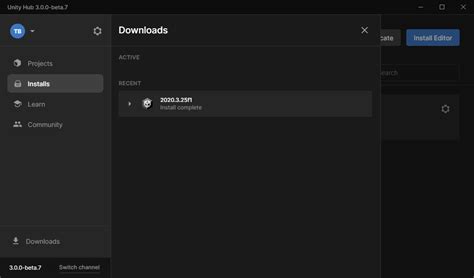 Unity Setup