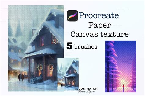 Procreate Canvas Paper Texture Brushes Graphic By Majorart · Creative