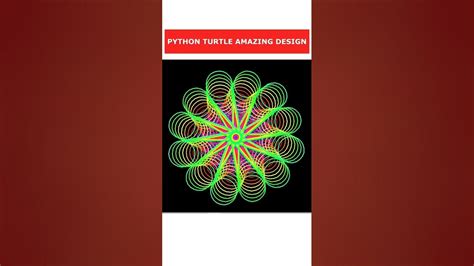 Python Turtle Graphics Design Codingprogrammercs Computerscience Viralshorts Bca Status