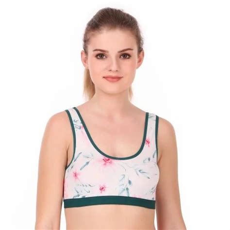 Cotton Blend Ladies Fancy Printed Non Padded Bra At Rs 52piece In New