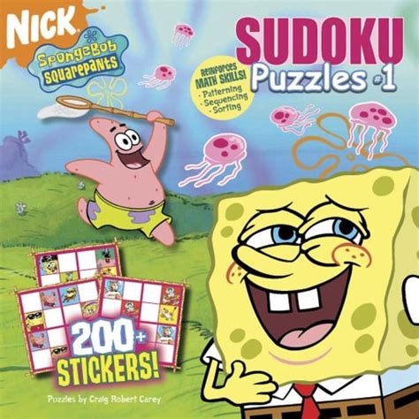 Sudoku Puzzles 1 Nick Spongebob Squarepants Simon Spotlight Carey