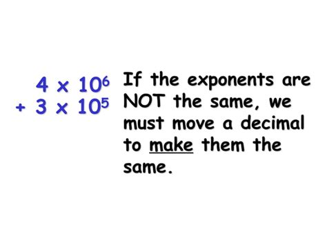 Add Sub Muldivscientificnotation Ppt