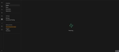 Restoring Hangs Forever · Issue 3071 · Supabasesupabase · Github