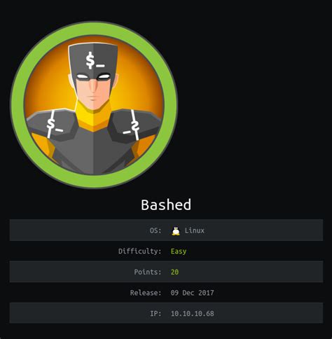 hack the box 5 bashed my infosec adventures