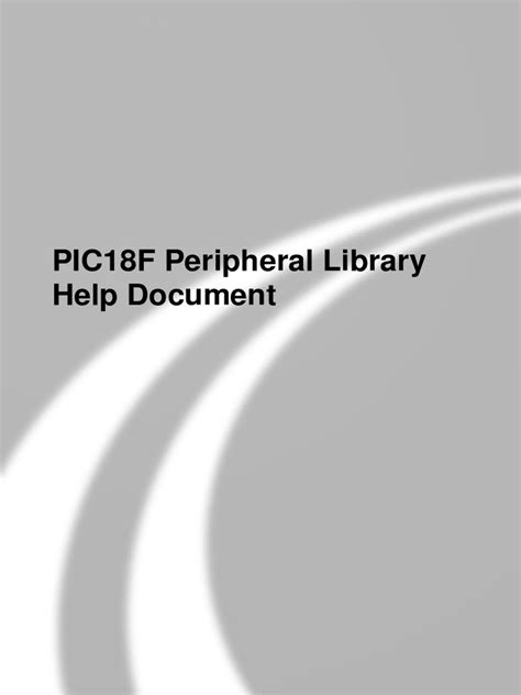mplab xc8 peripheral libraries pdf pdf