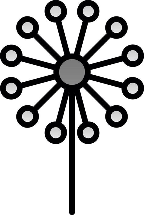 Dandelion Vector Icon Design 16438115 Vector Art At Vecteezy