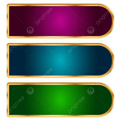 세트 장식 호화 금색 아랍어 이슬람 깃발 제목 틀 투명 배경 벡터 이슬람의 배너 텍스트 상자 Png 일러스트 및 벡터 에 대한 무료 다운로드 Pngtree