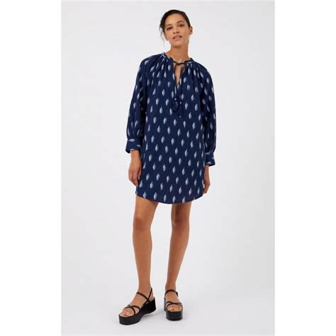 Great Plains Summer Indigo Pop Over Dress Womens Dresses O C Butcher