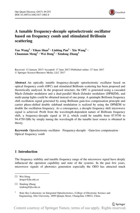 A Tunable Frequency Decuple Optoelectronic Oscillator Based On Frequency Comb And Stimulated