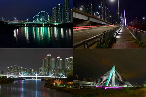 송도국제도시 진입도로 건설공사 야간경관조명 Ppt·인포그래픽 포트폴리오 크몽