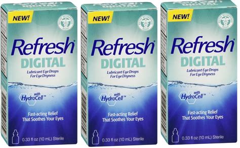 Refresh Digital Eye Drops 10ml 3 Pack Ebay