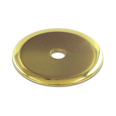 Solid Brass Knobs Collection Solid Brass 1 14 Diameter Knob Backplate In Pvd Brass By